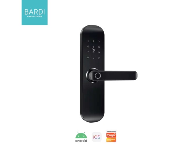 BARDI Smart Home Door Lock Handle RFID-Fingerprint Waterproof IP54 ...