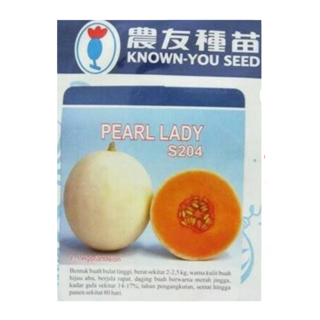 PACK 10 GRAM BENIH BIJI BUAH MELON ORANGE PEARL LADY KNOWN YOU SEED ...