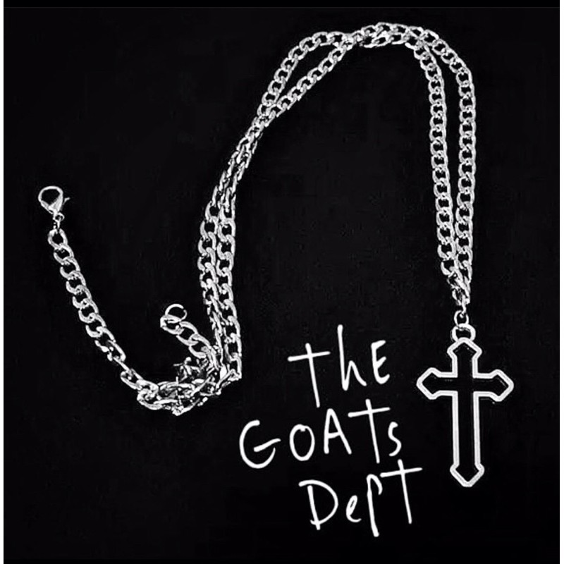 The Goats Dept - Hollow Cross Chain / kalung salib skena scena style ...