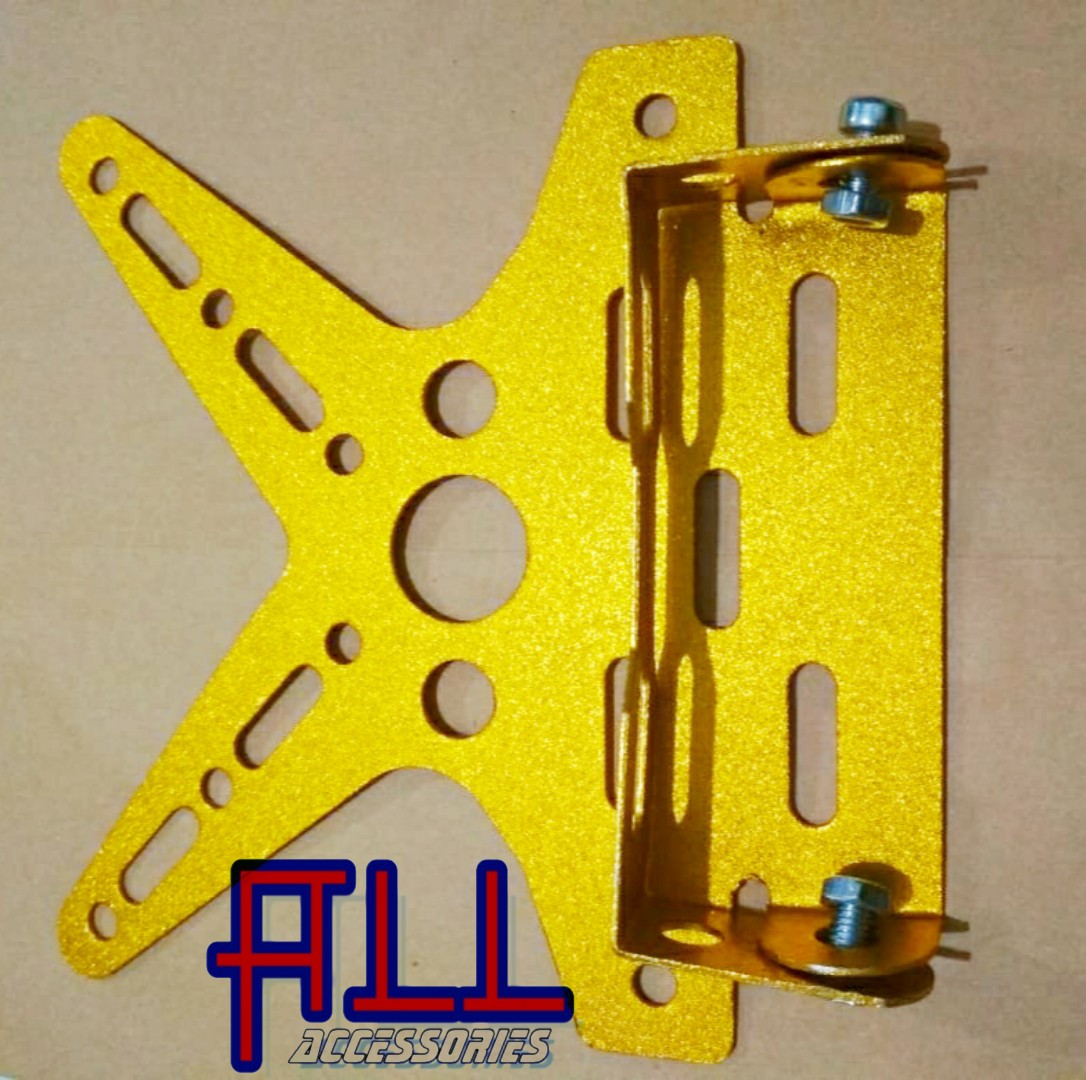 Dudukan Plat Nomor Besi Model Bintang - GOLD | Lazada Indonesia