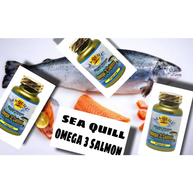 sea-quill omega 3 salmon 30s 60s 100s 120s-sea quill-seaquill-omega 3 ...