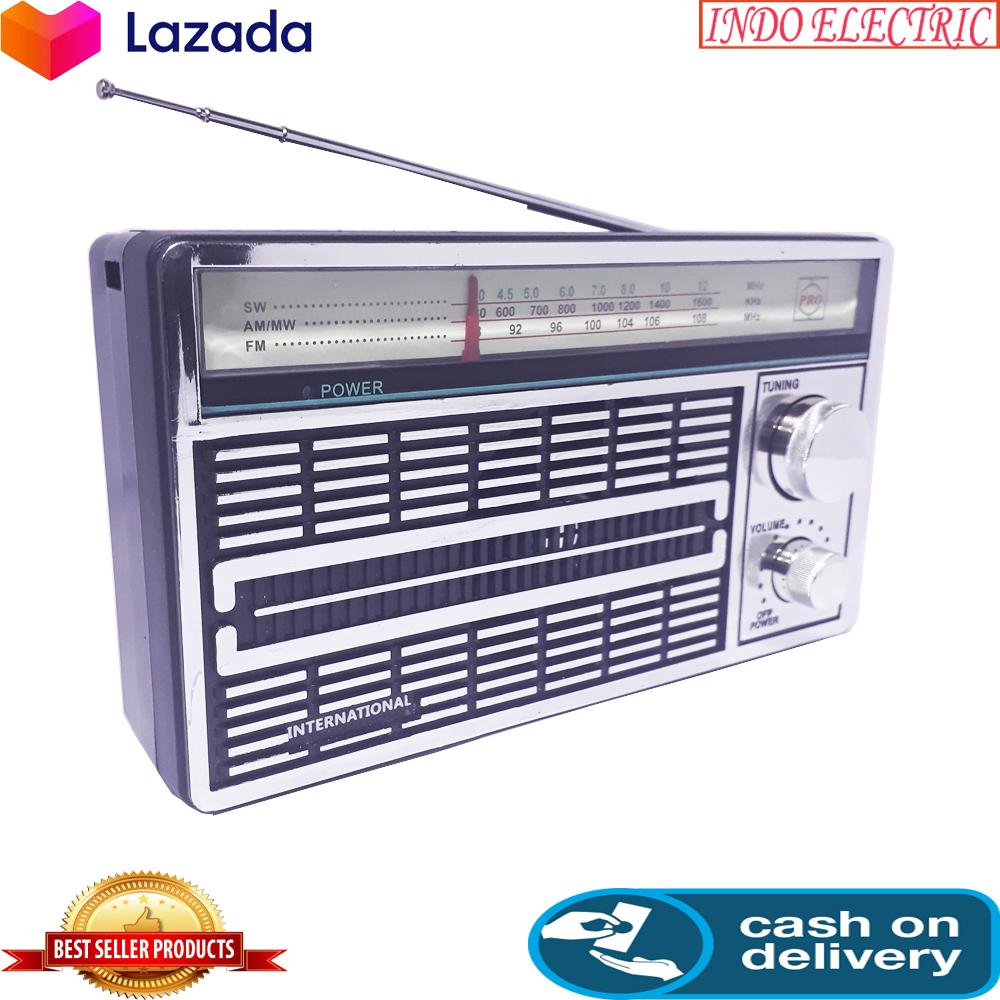 International Radio Klasik F 4250 Model Jadul AM FM Portable Radio ...