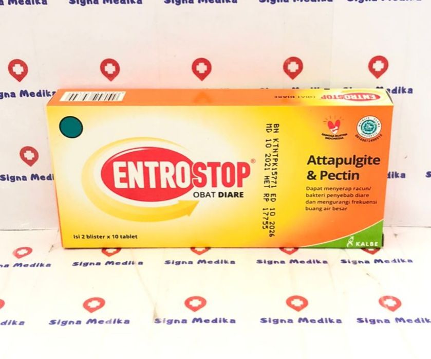 Entrostop Box Isi 2 Strip isi 20 Tablet - Obat Diare | Lazada Indonesia