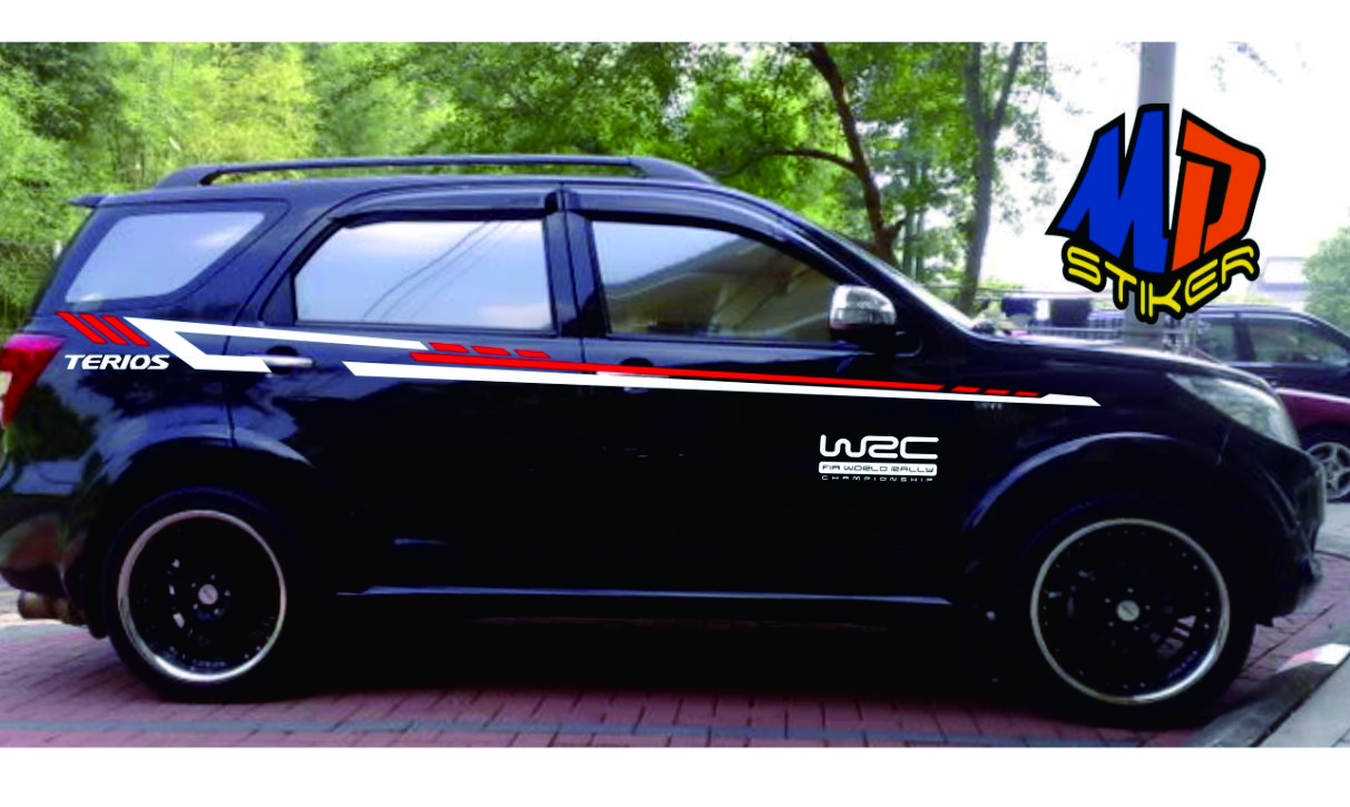 Stiker Mobil terios Sticker Cutting rush lis variasi ertiga sigra calya ...