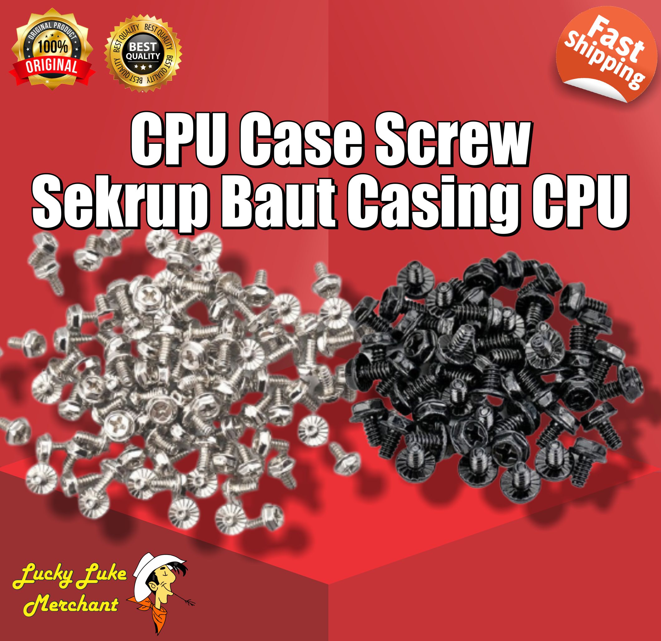 10pcs Sekrup Baut Casing Komputer CPU Case Screw | Lazada Indonesia