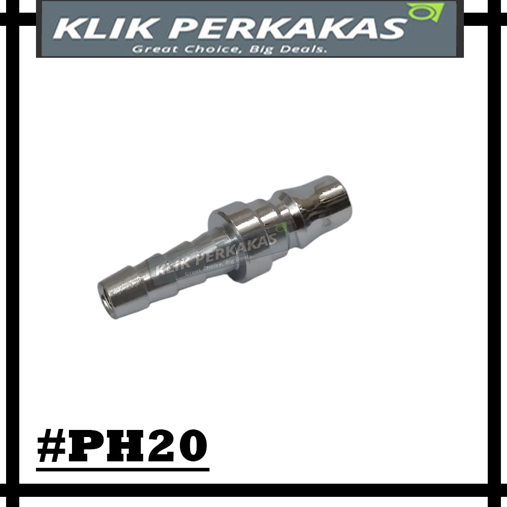 IWA TOOLS Quick Coupler Nepel Sambungan Selang Angin Kompresor SH20 Dan PH20 Set Fitting SH 20 ...