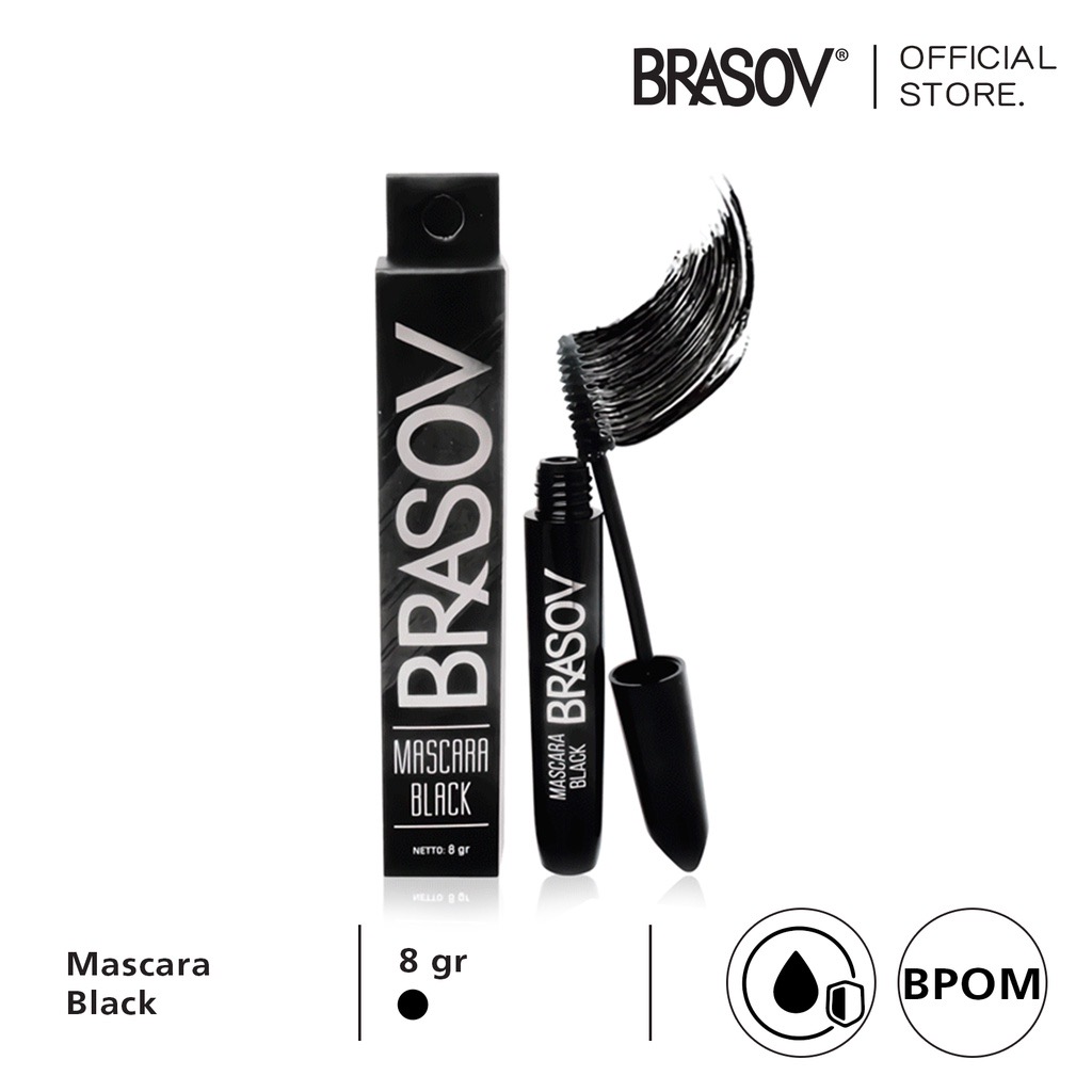 BRASOV Mascara Indonesia / Maskara 8g / Melentikkan Memanjangkan ...
