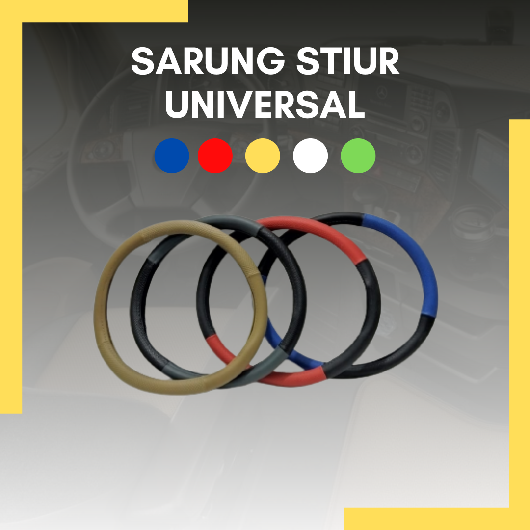 SARUNG STIUR WHEEL COVER UNIVERSAL HINO CANTER L300 FUSO ISUZU NISSAN ...