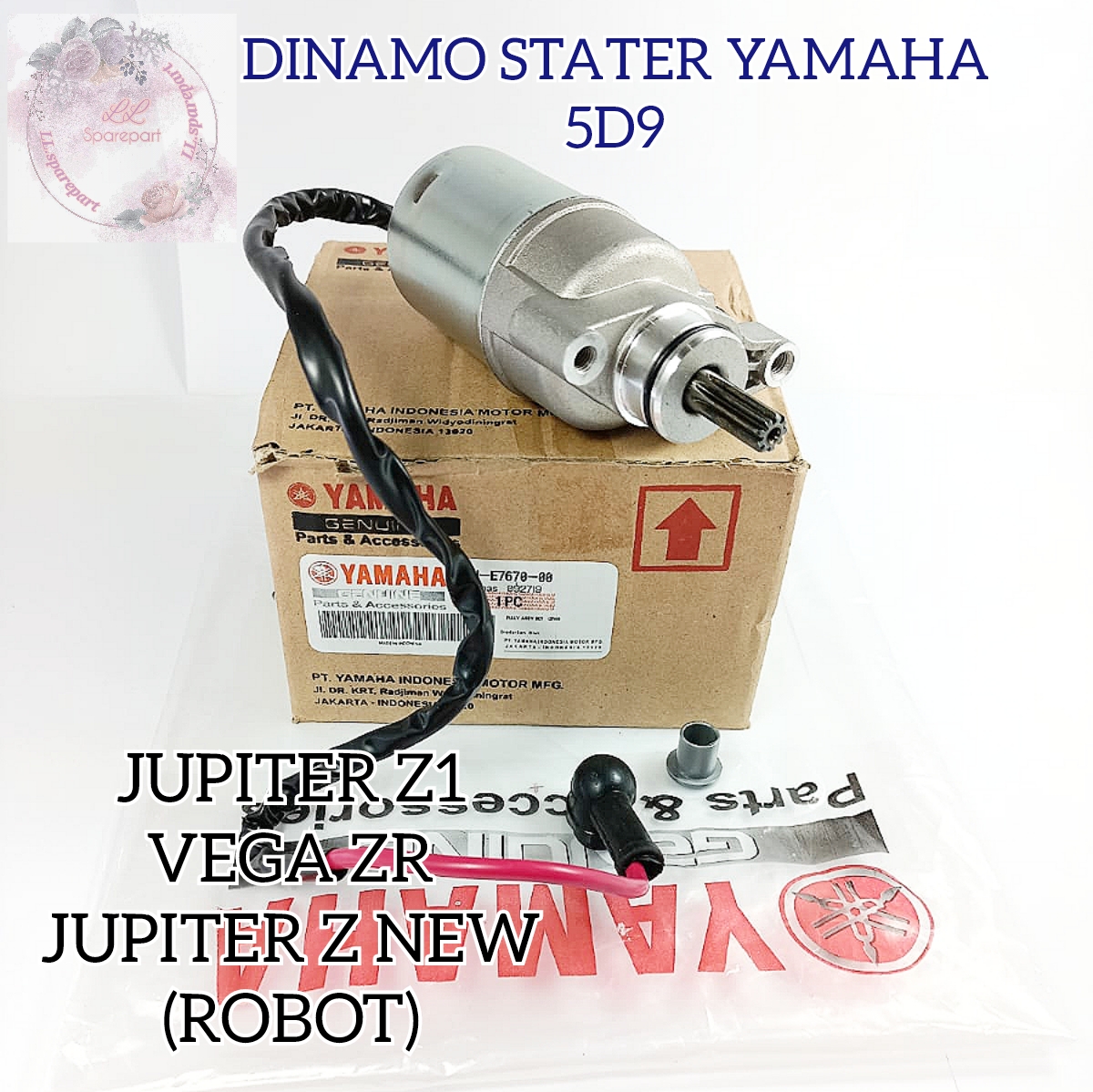 DINAMO STARTER STATER YAMAHA 5D9 KUALITAS ASLI ORIGINAL YAMAHA YGP ...