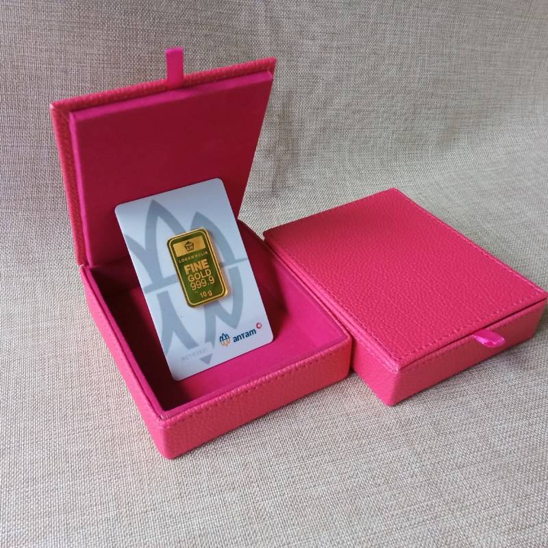 Kotak Perhiasan Emas Antam / Kotak Emas Antam / Box Logam Mulia Premium ...