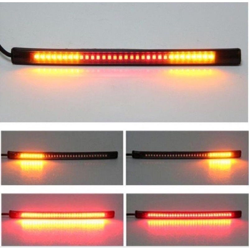 Lampu Stoplamp Rem plus sen sein DRL LED fleksibel 48 LED stop Clic LED ...