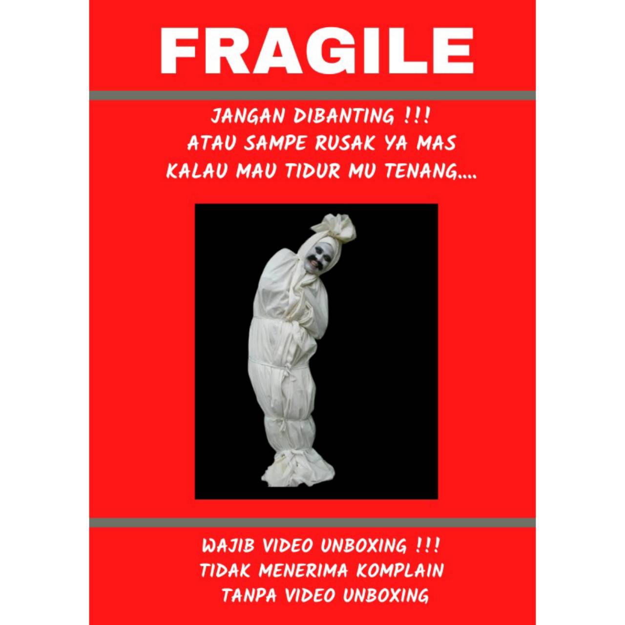 Sticker Fragile dan Unboxing Lucu Murah isi 100 | Lazada Indonesia