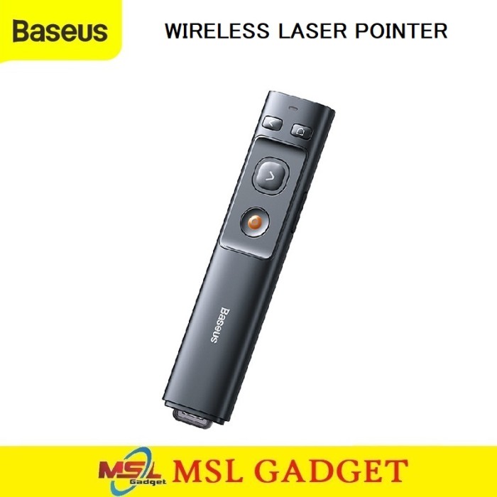 Baseus Wireless Remote Laser Pointer Presenter Presentasi | Lazada ...