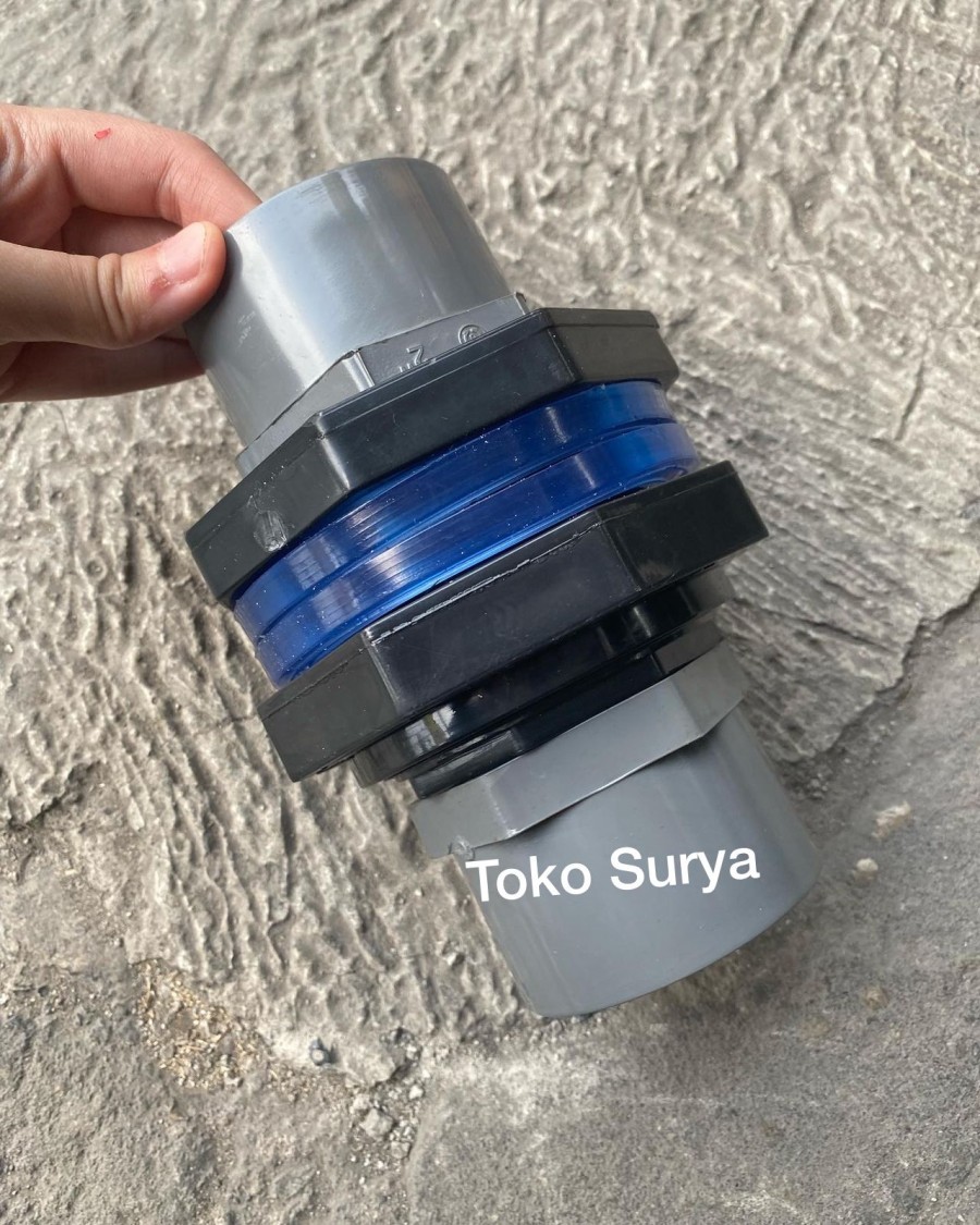 PENGUIN - Bulkhead 2" + Sok Drat Luar 2" Bulkhead 2" Inch Kopling ...