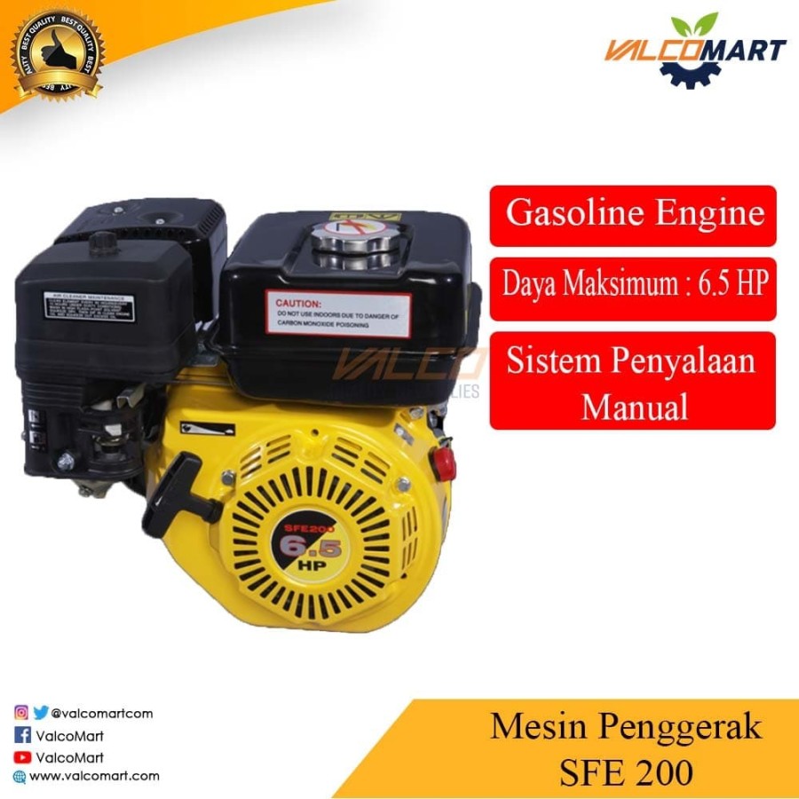 Firman SFE 200 Standard 6.5 HP Mesin Penggerak (Bensin) | Lazada Indonesia