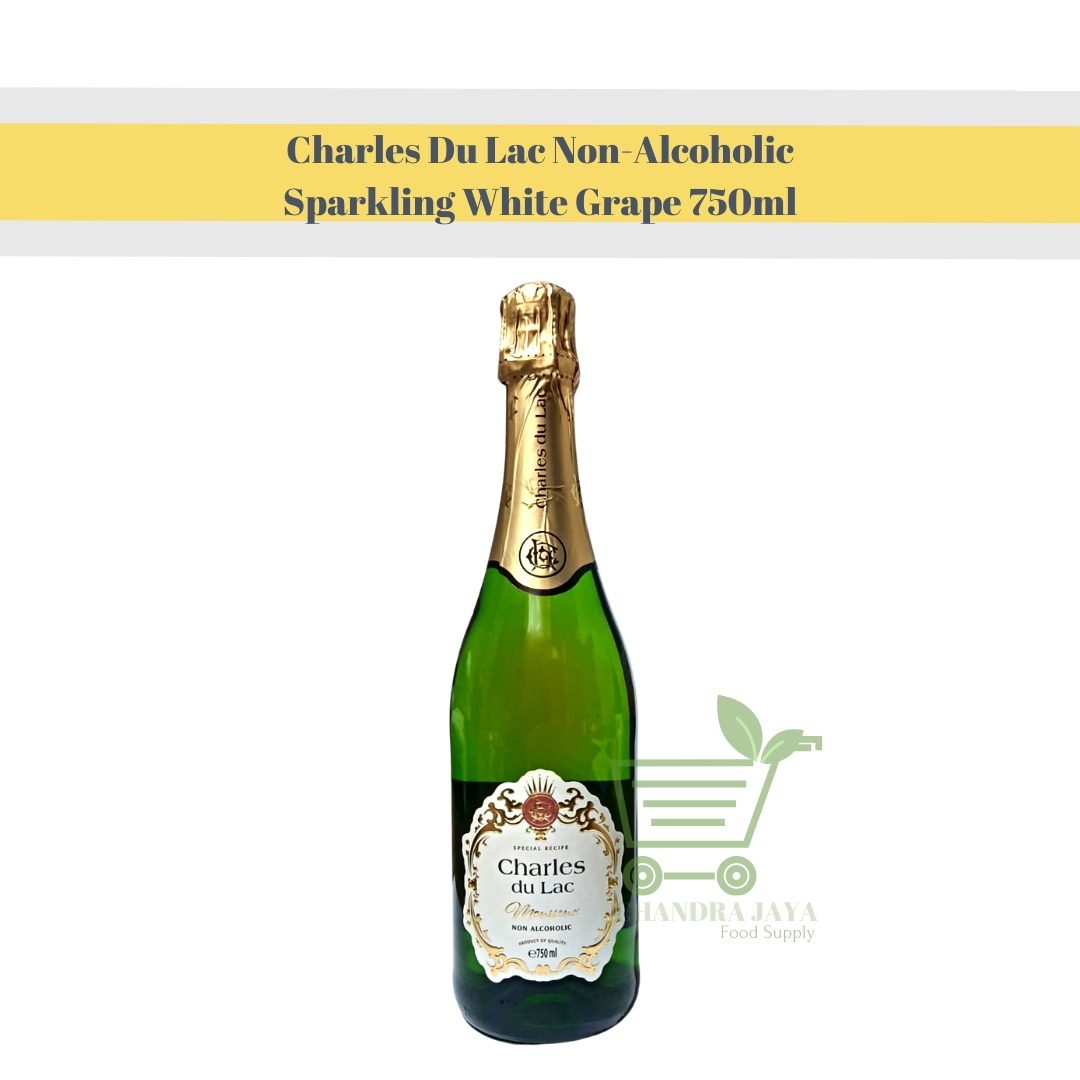Charles Du Lac Non-Alcoholic Sparkling White Grape 750ml - Anggur ...