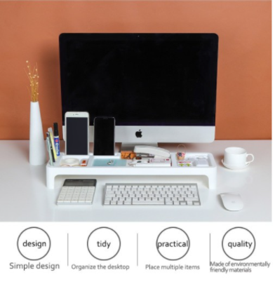 Rak Keyboard Desktop Storage Organizer Meja Mini Laptop Komputer ...