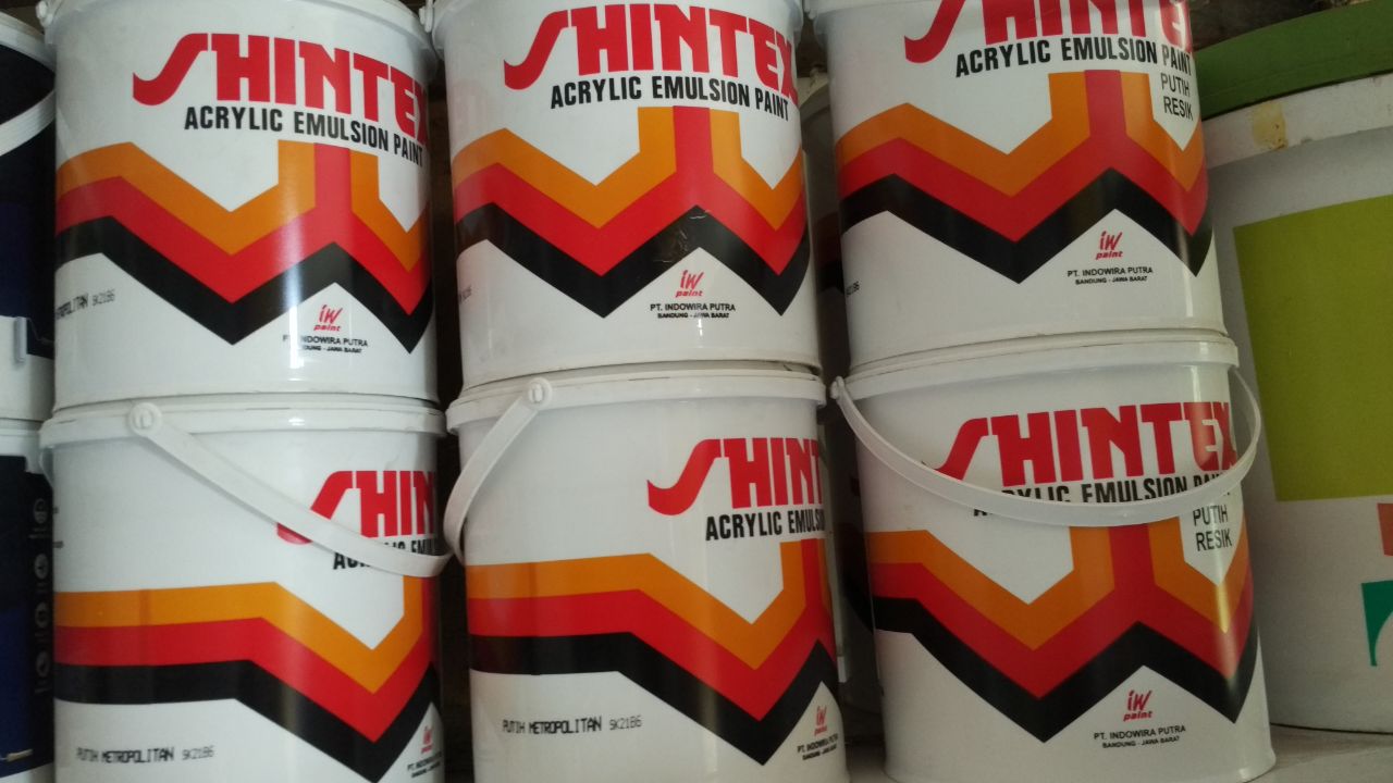cat tembok shintex 5kg putih metro | Lazada Indonesia