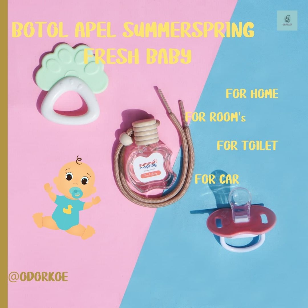 Parfum Mobil Botol Apel Aroma Fresh Baby / Parfum Ruangan / Parfum ...