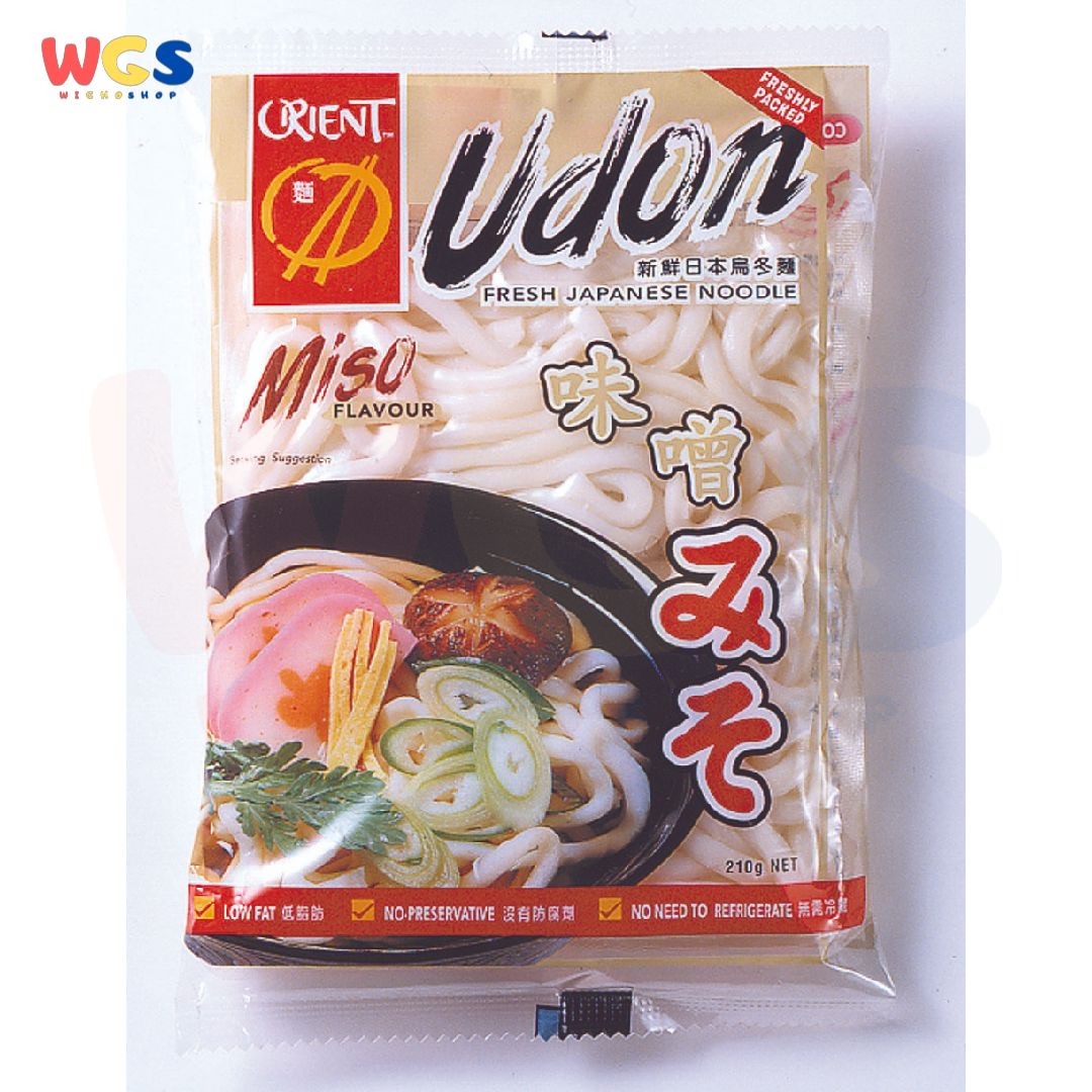 Orient Udon Miso Soup Japanese Style Noodle 210 gr - Mie Udon Miso Sop ...
