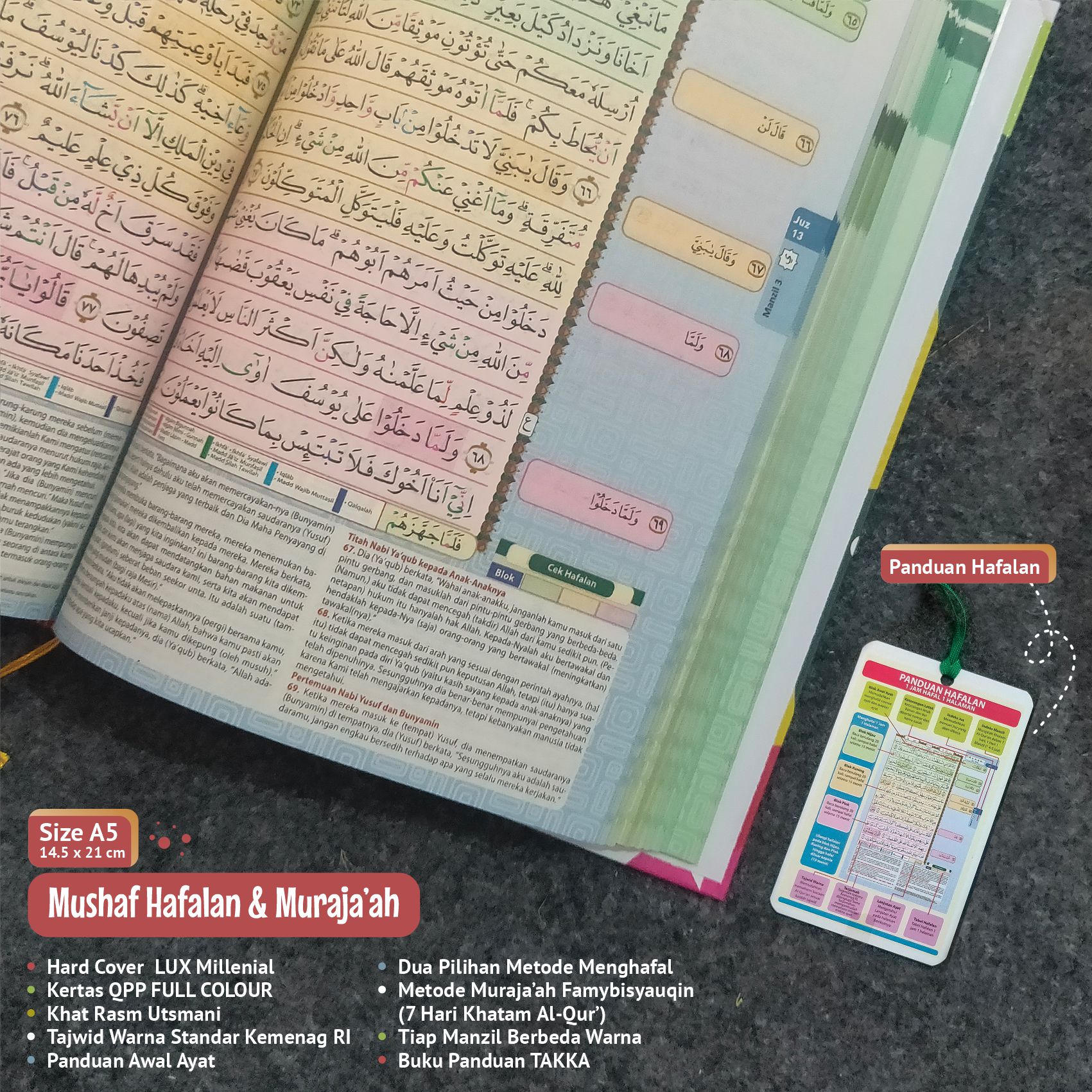 Al Quran Custom Tulis Nama Cover Quran Custom Murah Terjemah Tajwid ...