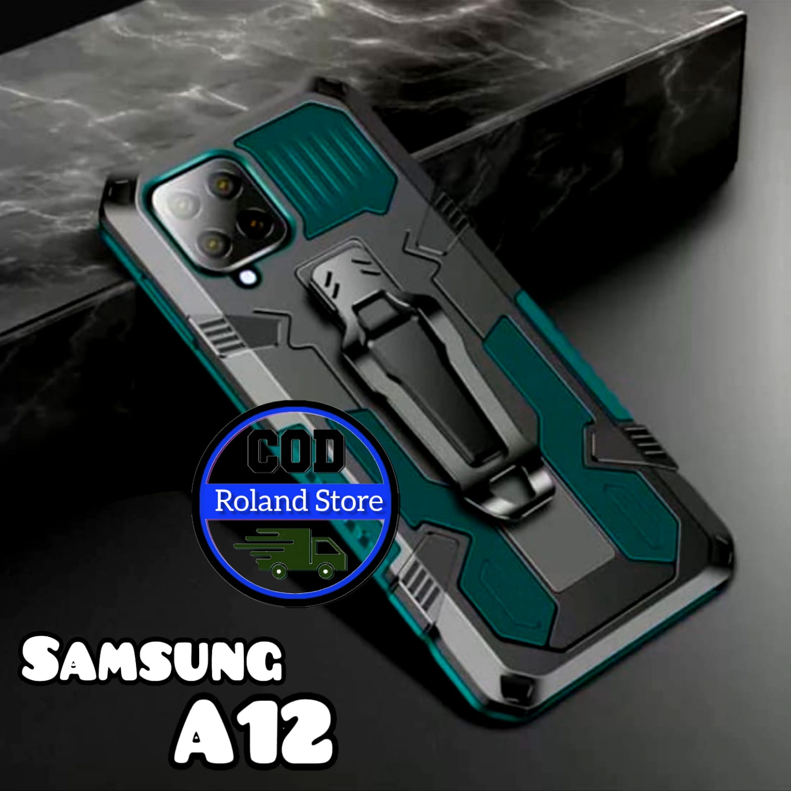 Casing HP untuk Samsung Galaxy A12/M12 New Casing Hp Kickstand Case ...
