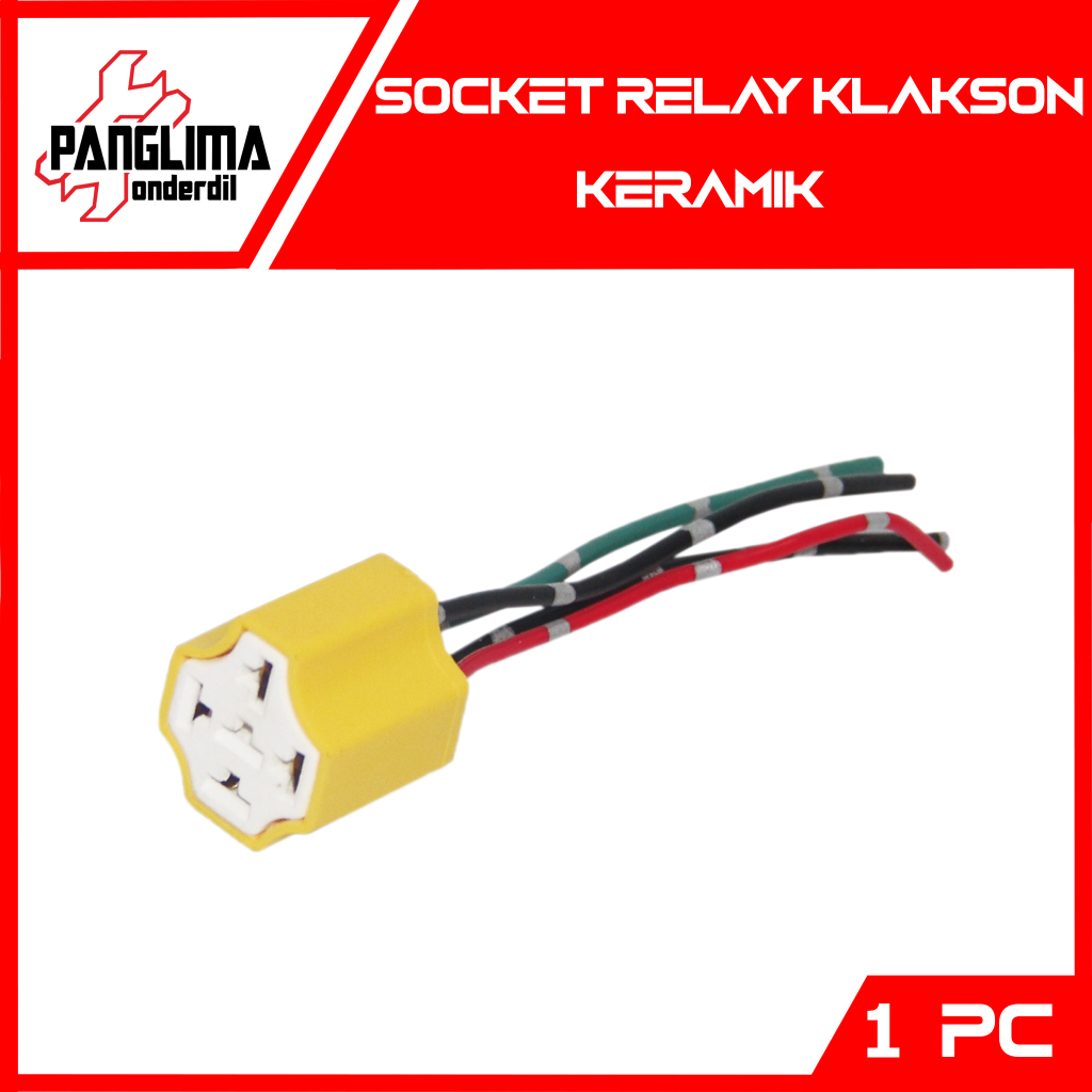 Socket Relay Klakson-Lampu-Alarm Universal-Semua Jenis Motor Soket ...
