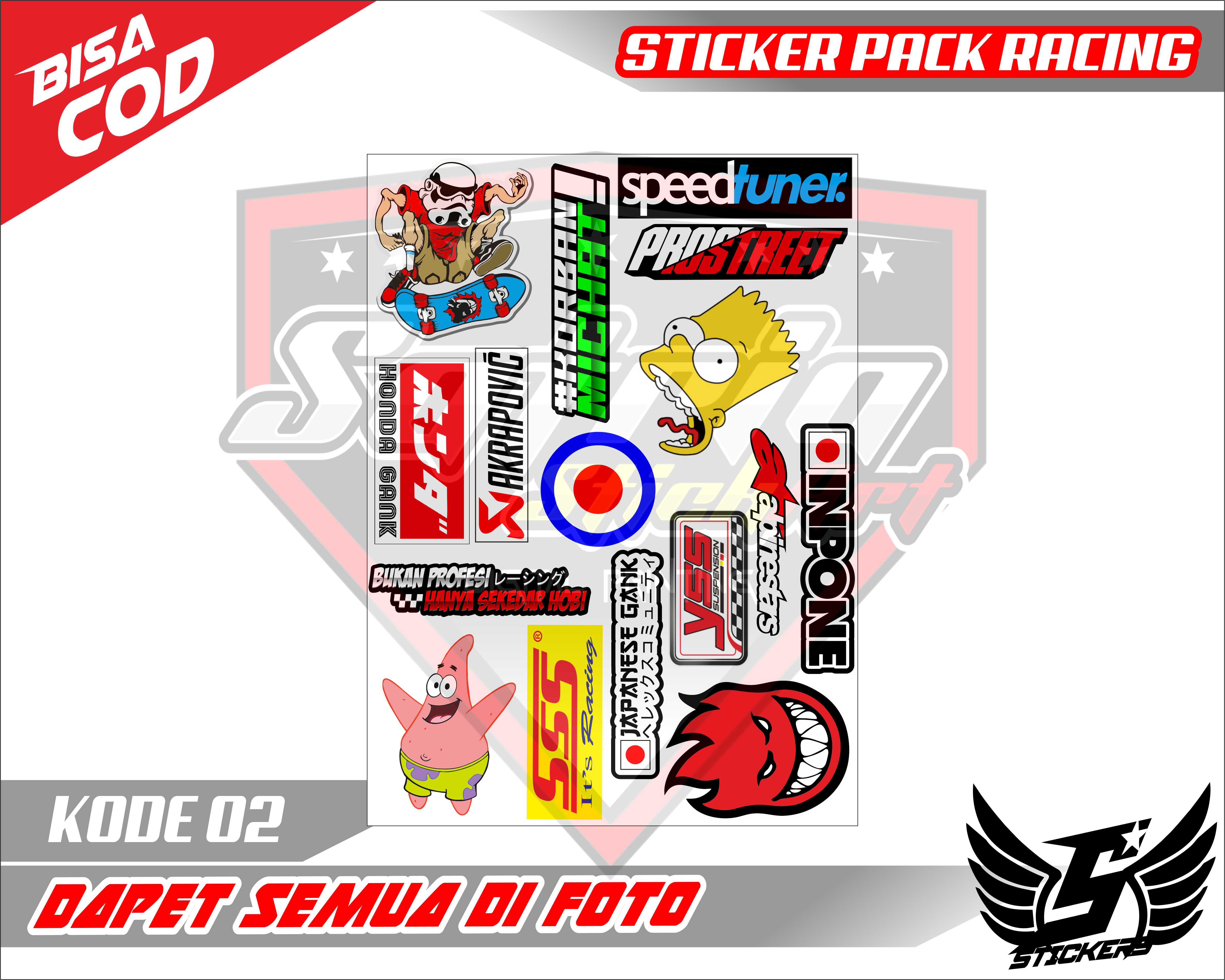 STICKER PACK KATA KATA / STICKER PACK DISTRO / STIKER PACK SPONSOR ...