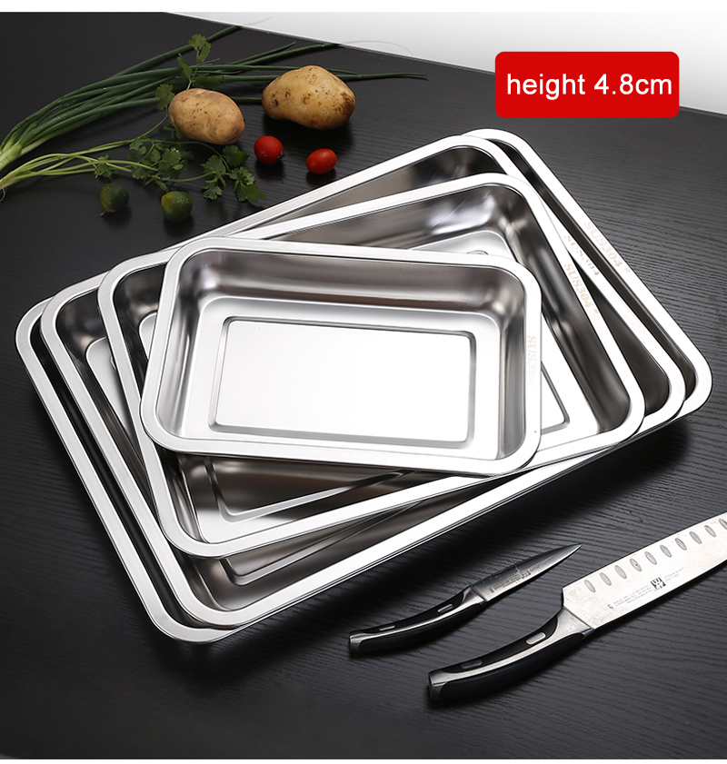 Nampan baki stainless stell/baking tray | Lazada Indonesia