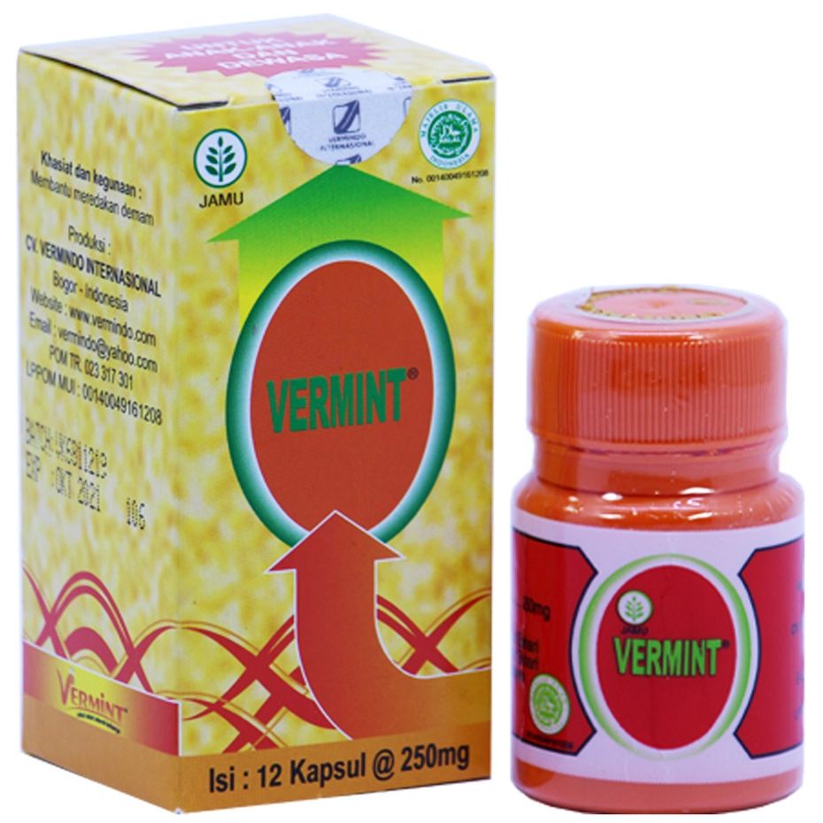 Vermint VERMIN Isi 12 Kapsul | Lazada Indonesia