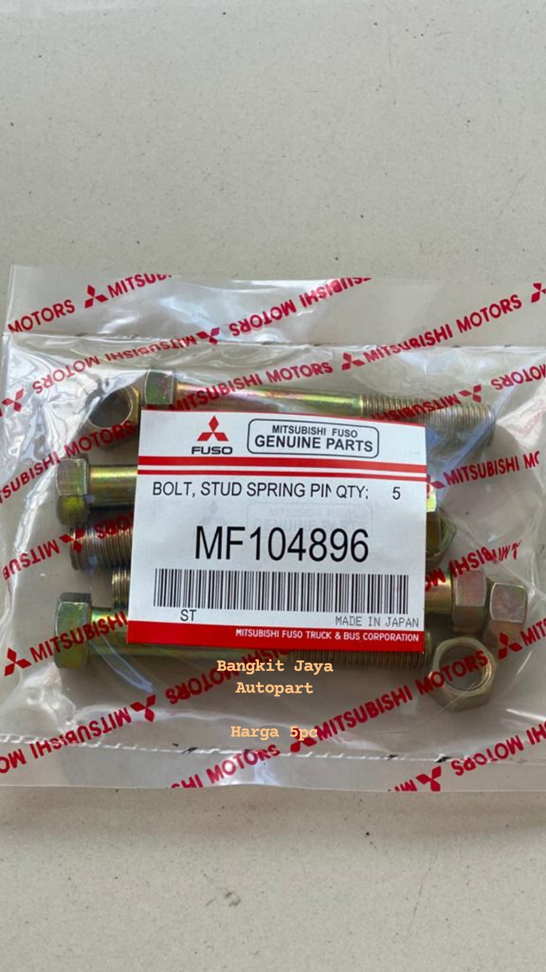 BAUT STUD SPRING PIN MOBIL FE PS100 PS120 PS135 HARGA PER 5PC | Lazada ...