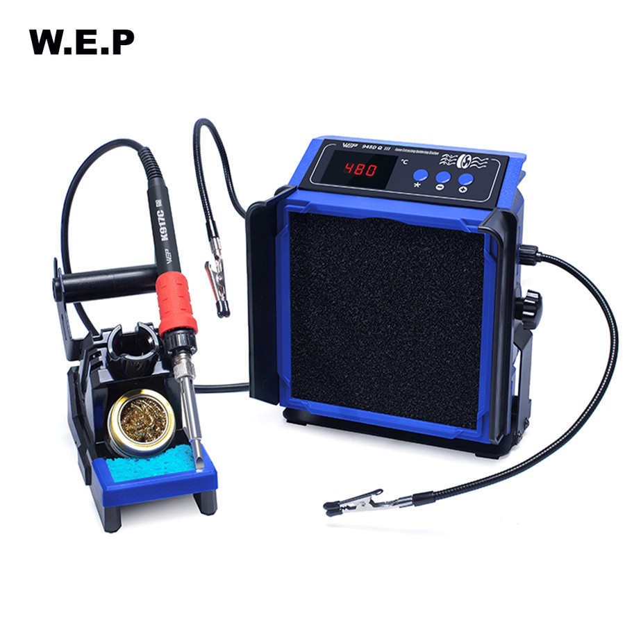 WEP 948DQ III Smoke Absorber Fume Extractor With Digital LED Soldering ...