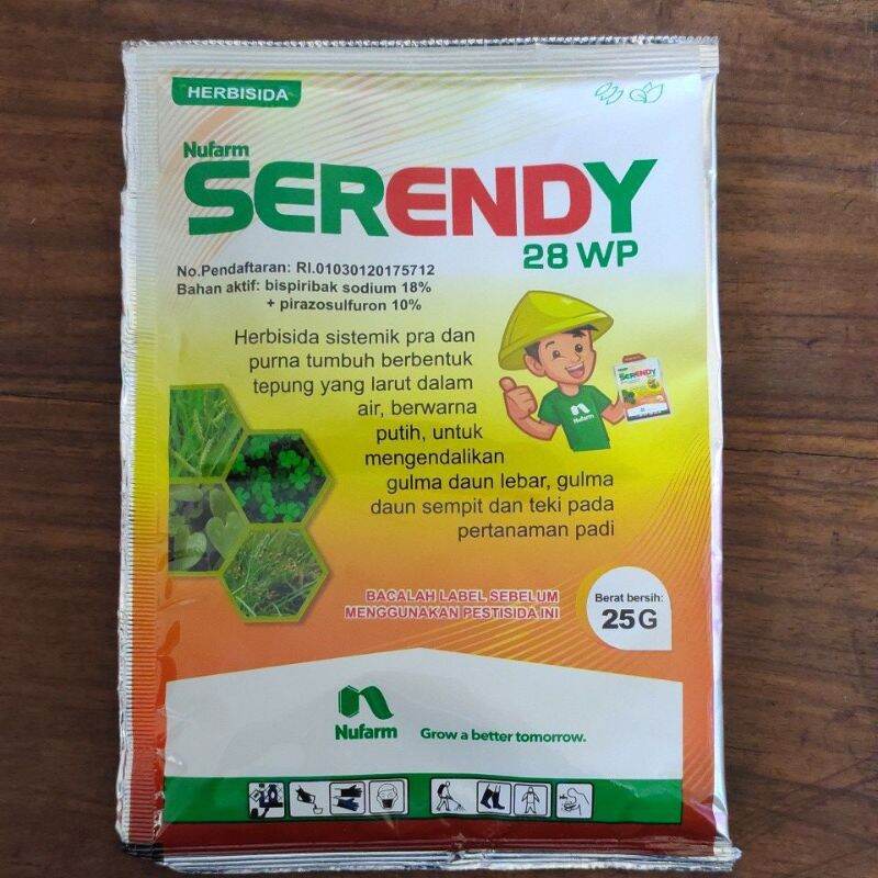 Serendy Herbisida Pengendali Gulma Tanaman Padi Kemasan 25gr Obat ...