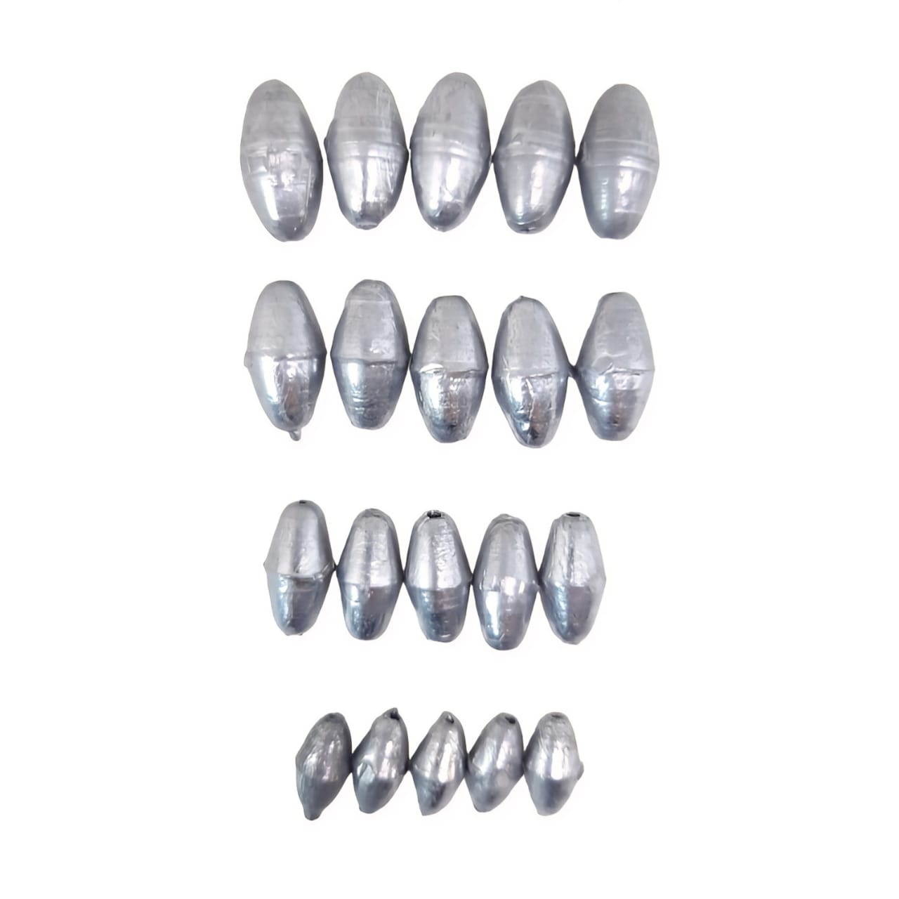 Timah Pancing Pemberat MELINJO Per Biji Ukuran 0-3/6-28 Gram | Lazada ...