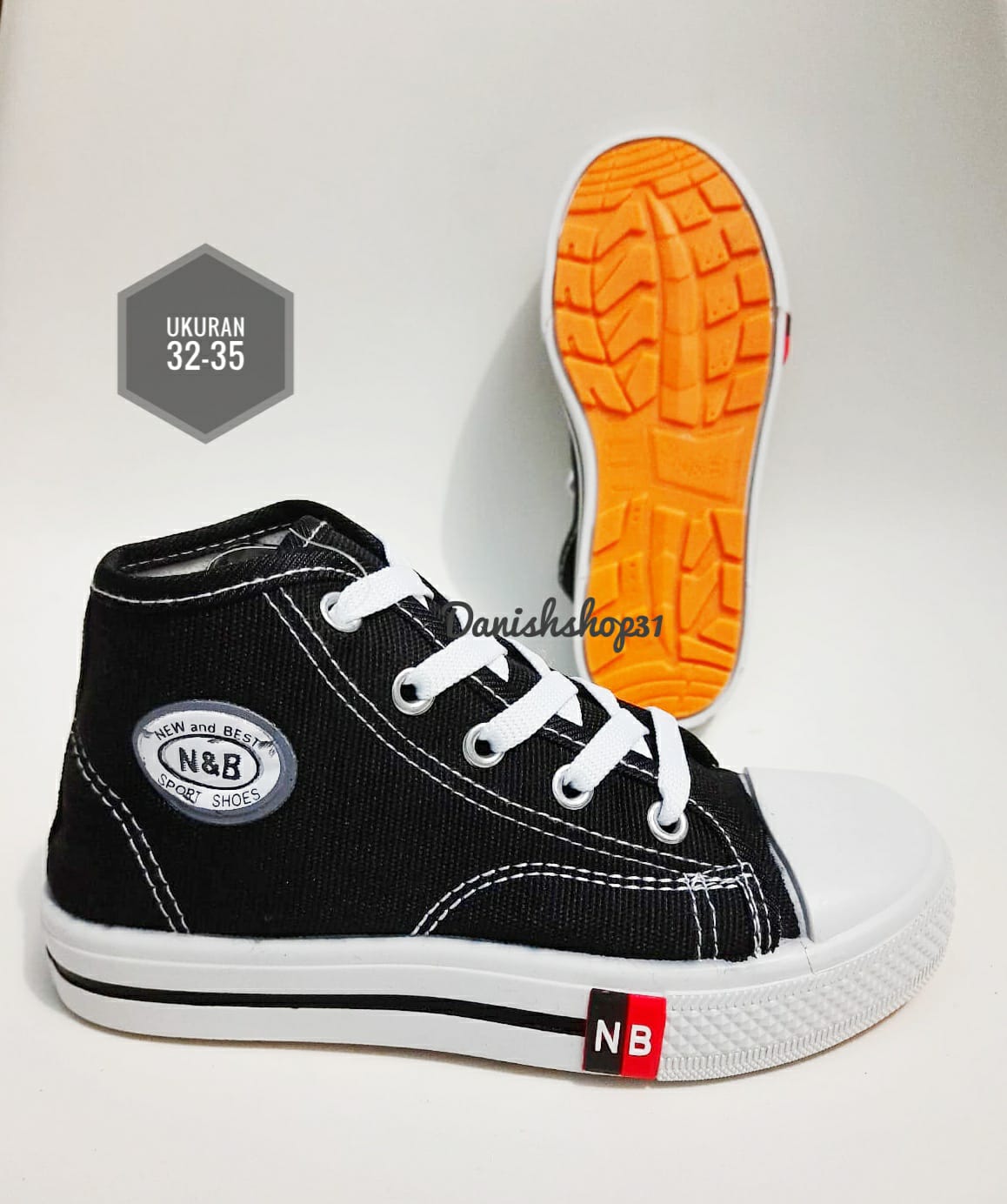 SEPATU SEKOLAH TALI BOOTS SD SEPATU NB TALI SOL KARET | Lazada Indonesia