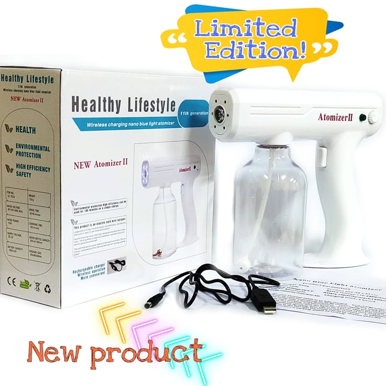 Alat Semprot Disinfektan / Disinfectant Spray Gun Atomizer II Wireless ...