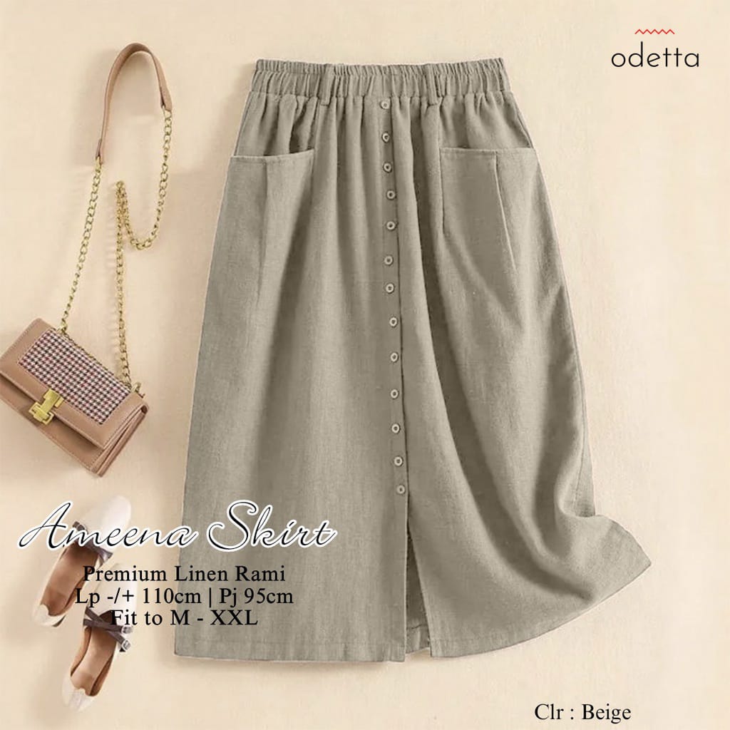 (PROMO) Rok crinkle airflow premium / rok korean style / rok wanita ...