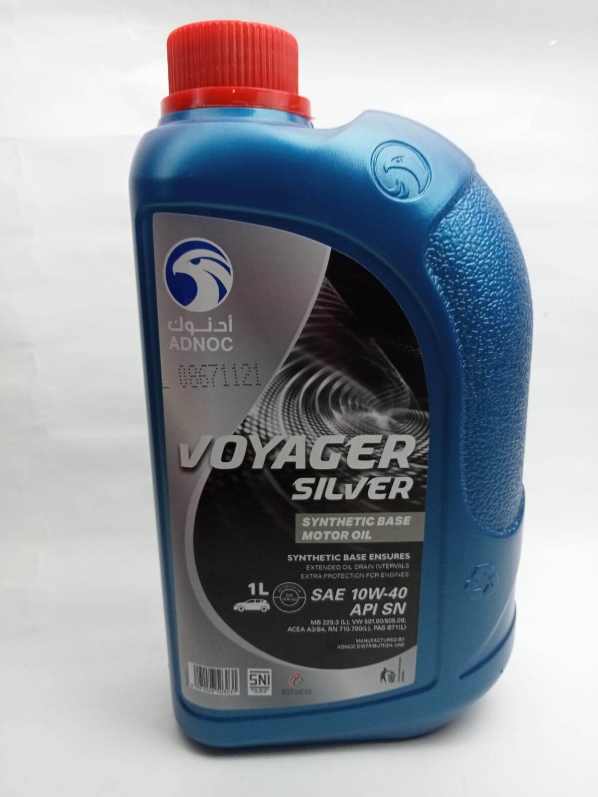 oli mesin ADNOC VOYAGER SILVER 1L sae 10-40 | Lazada Indonesia