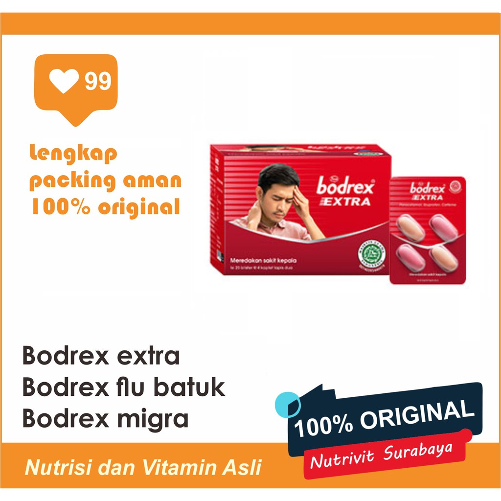 BODREX all varian 1 strip | Lazada Indonesia