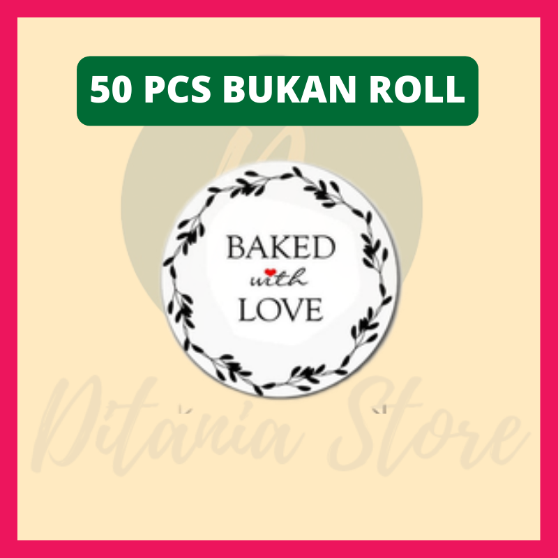 Stiker Makanan Ringan Label Cemilan Kue Kering Sticker Roti untuk ...