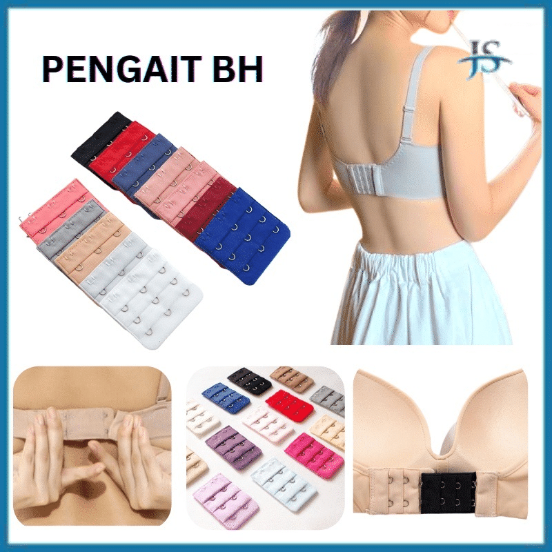 JS SAMBUNGAN PENGAIT BRA BH EXTENSION 2 KAIT DAN 3 KAIT / PENYAMBUNG TALI BRA WANITA | Lazada ...