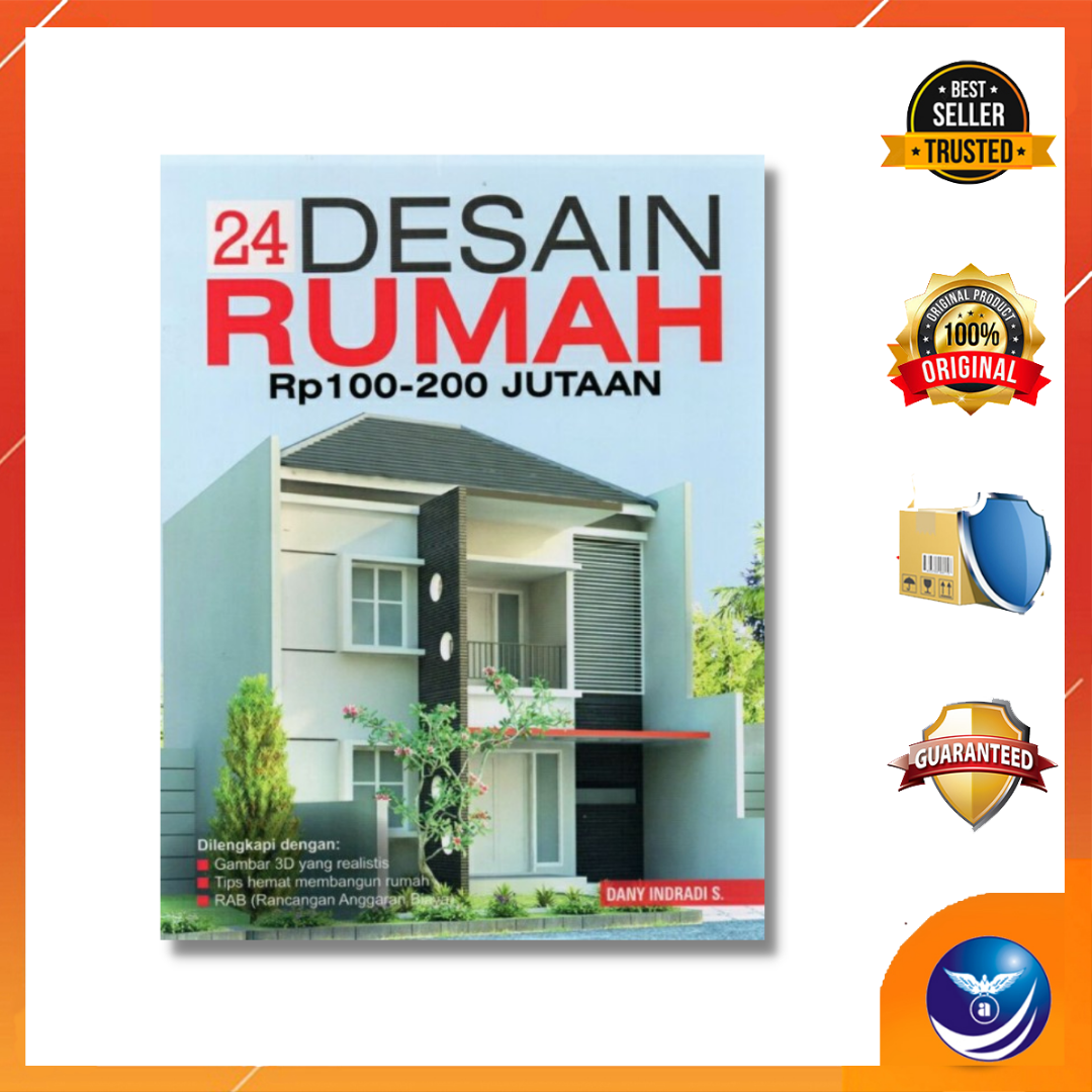 Buku 24 DESAIN RUMAH RP 100-200 JUTAAN | Lazada Indonesia