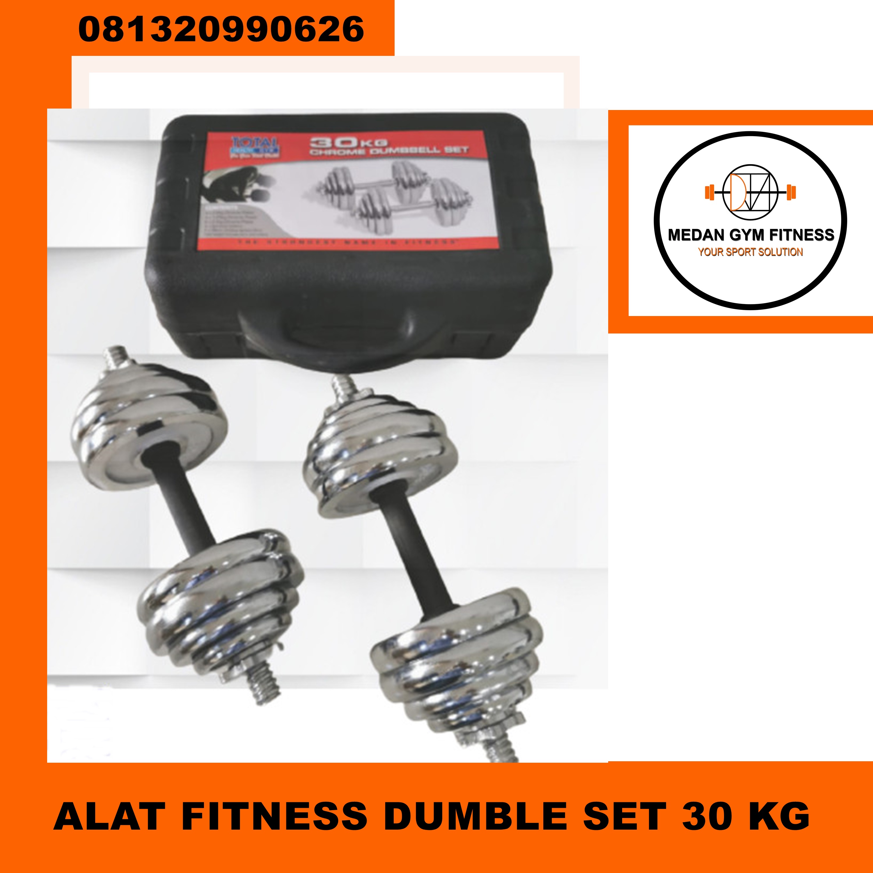 ALAT LATIHAN ANGKAT BEBAN DUMBLE BARBEL SET 30 KG STICK BISA DI SAMBUNG ...