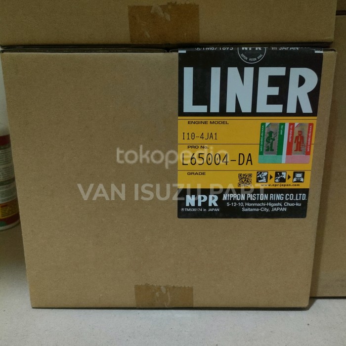 LINER BORING FORING ISUZU PANTHER 2.5 DAN TRAGA NPR JEPANG LINER SET ...