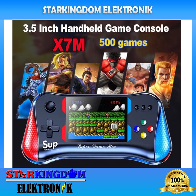 Game Console P2P PSP PVP Handlhed Portable SUP X7M 3.5 inch 500 Retro ...