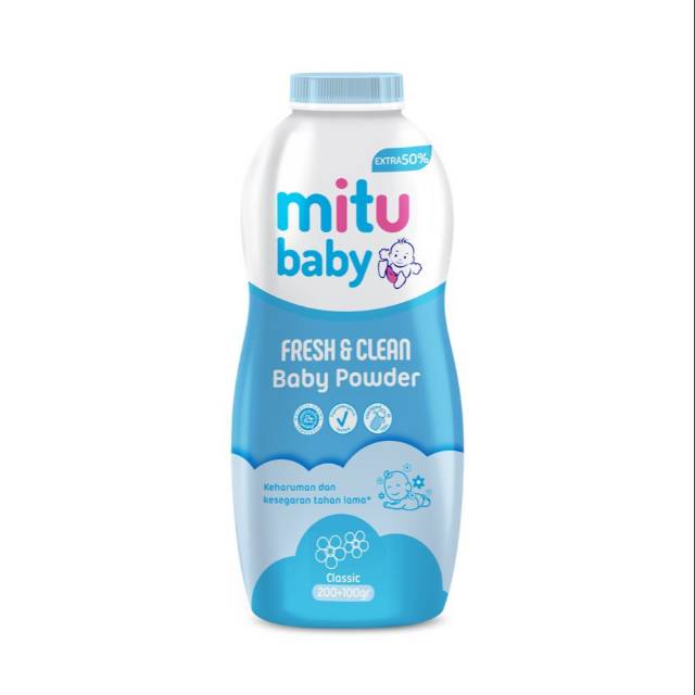 Mitu baby powder 100gr extra | Lazada Indonesia