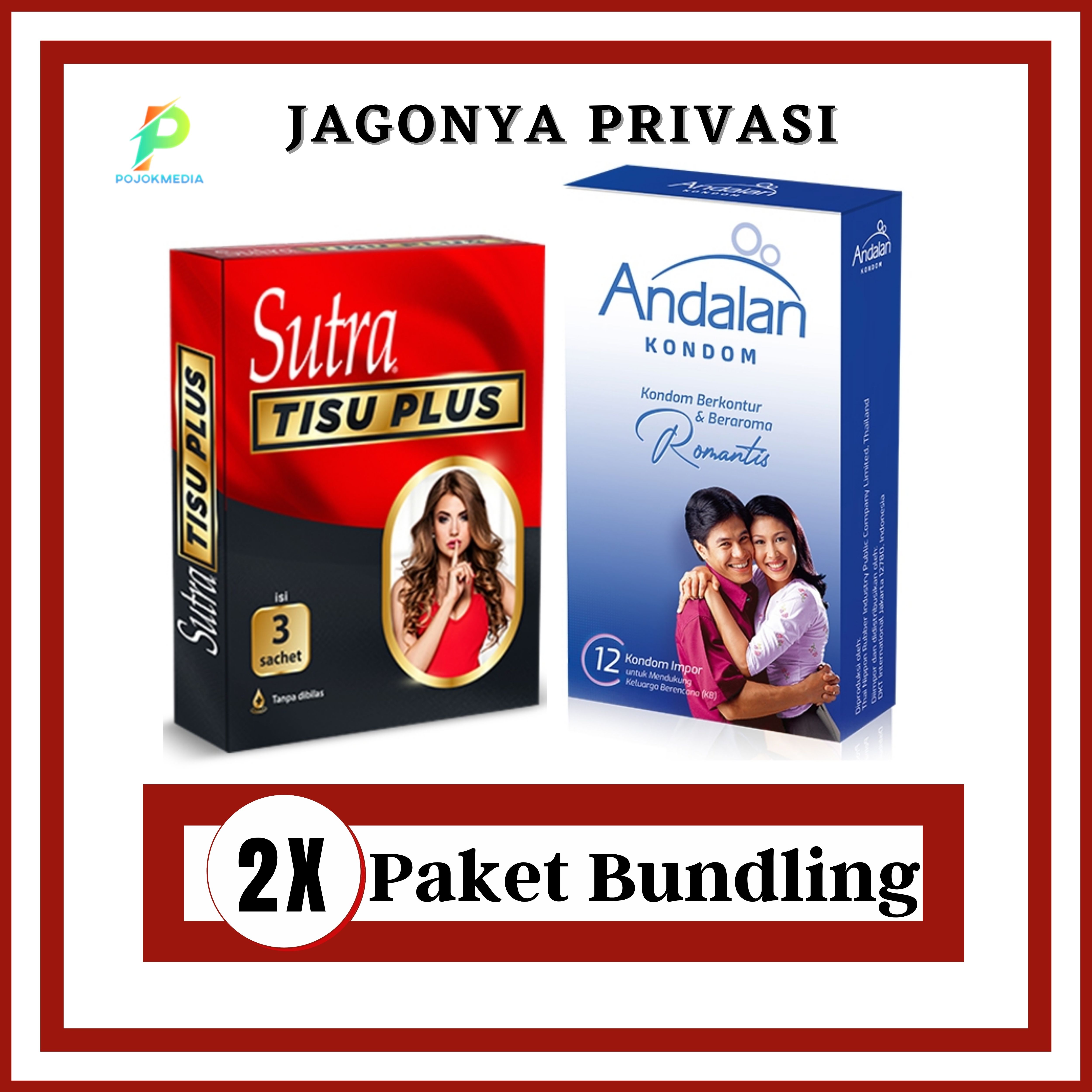 Paket Extra Murah Kondom Andalan 12's & Sutra Tisu Plus isi 3 Sachet ...