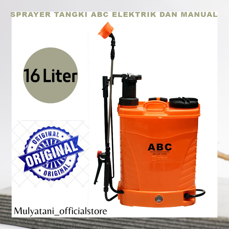 Tengki Tangki Tenki Sprayer Elektric Elektrik Manual ABC Original ...