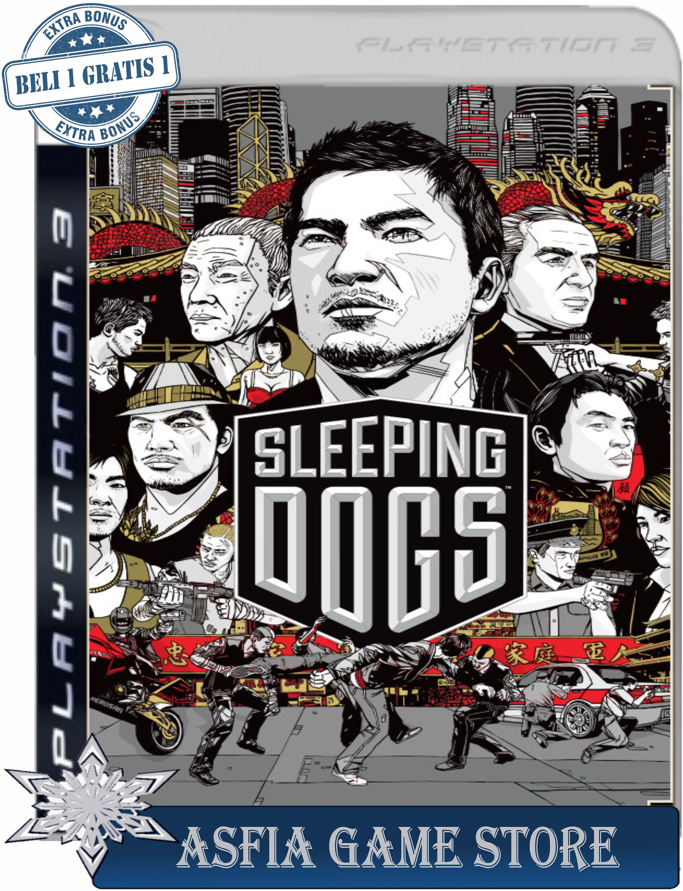 SLEEPING DOGS DVD Kaset Game PS3 PKG CFW HEN MULTIMAN | Lazada Indonesia