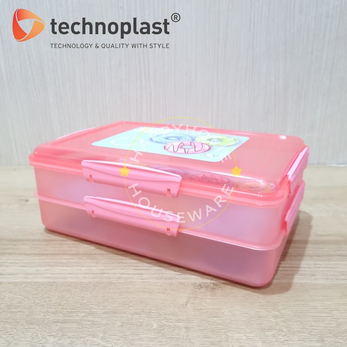 Technoplast Gula Gula Big Box Food Container Kontainer Tempat Kue 2 ...